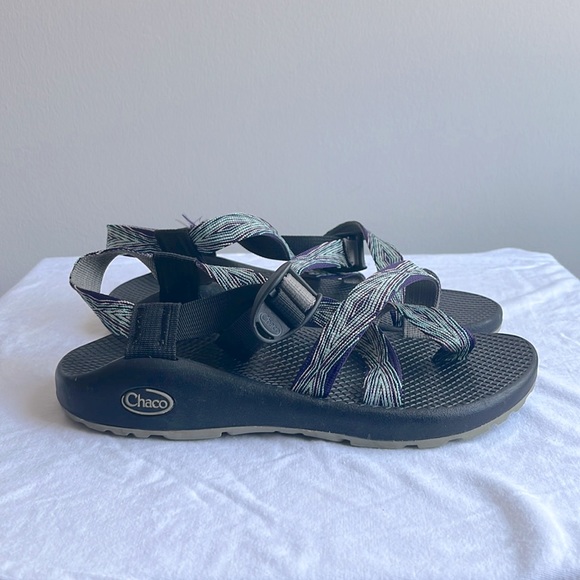 Chaco | Shoes | Chaco Purple And Teal Wrap Sandals | Poshmark